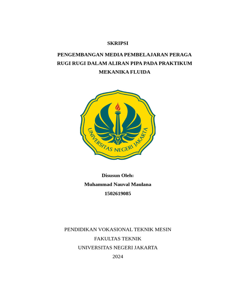 Media Pembelajaran Rugi-Rugi Aliran Pipa | PDF
