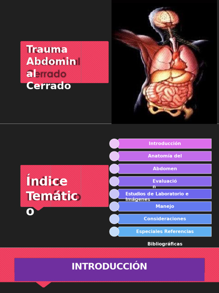 Trauma Abdominal-Light-Final | PDF | Abdomen | Medicina CLINICA