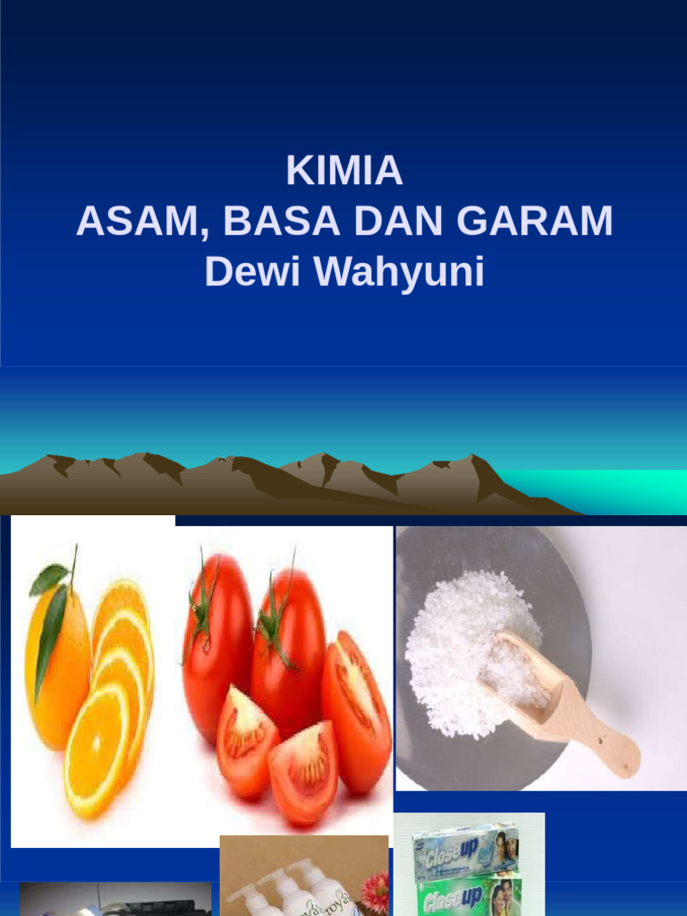 Materi Asam Basa Dan Garam | PDF