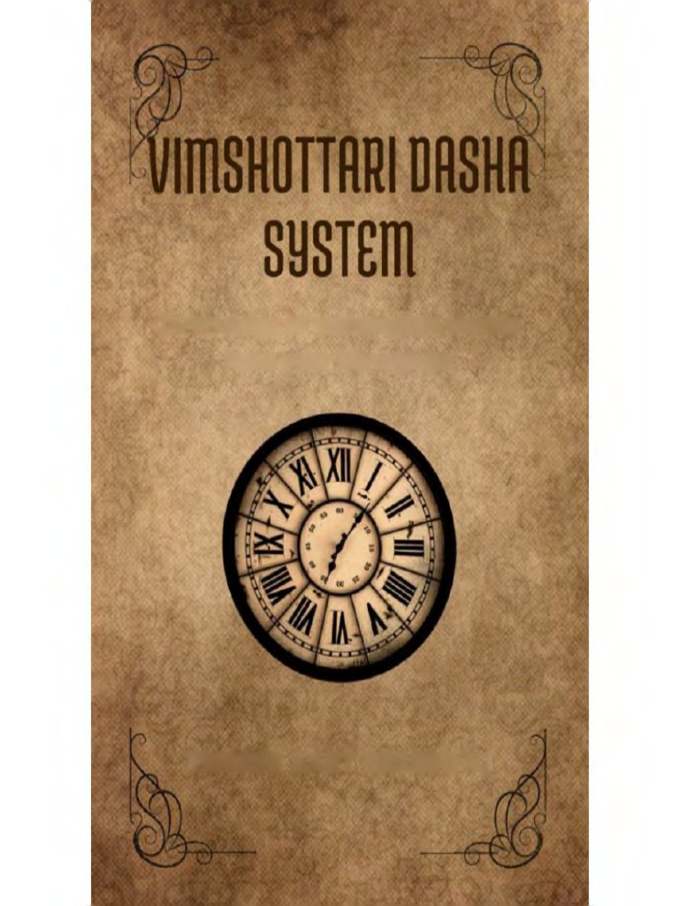 Vimshottari Dasha System Explained | PDF | Planets In Astrology | Hindu ...