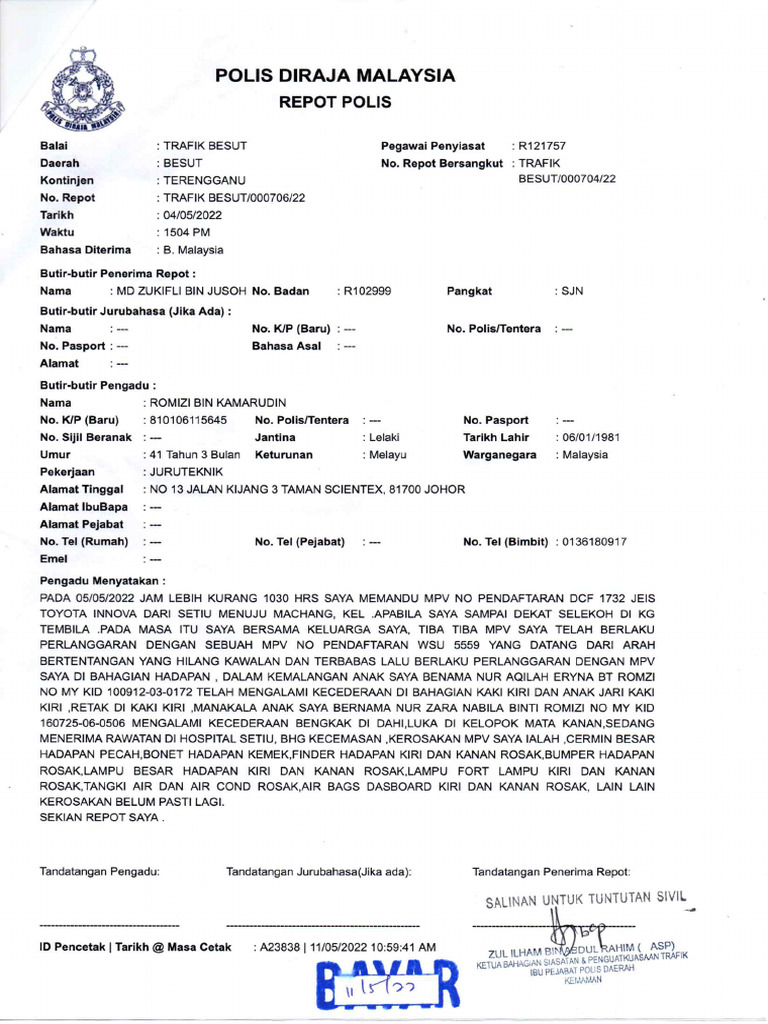 Report Polis 1 | PDF
