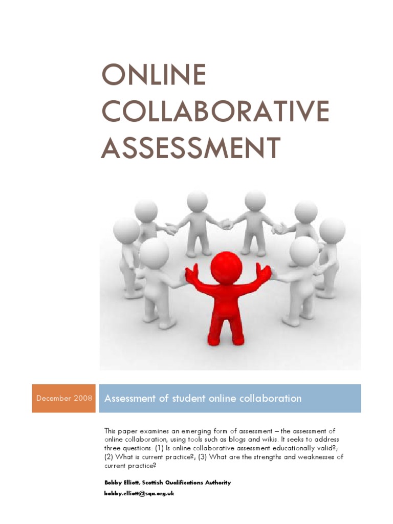 Online Collaborative Assessment | Collaboration | Educational Assessment
