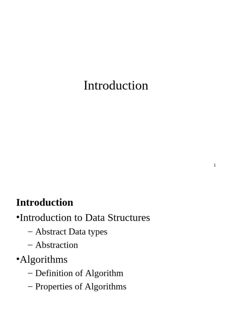 Chapter One - Introduction Mod 2022 | PDF | Queue (Abstract Data Type ...