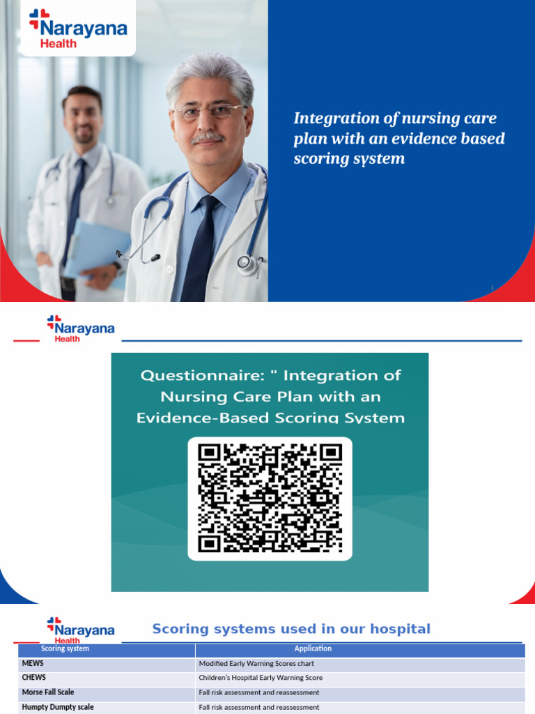 Nursing Care Plan with Scoring Systems | PDF | Pain | Medicine