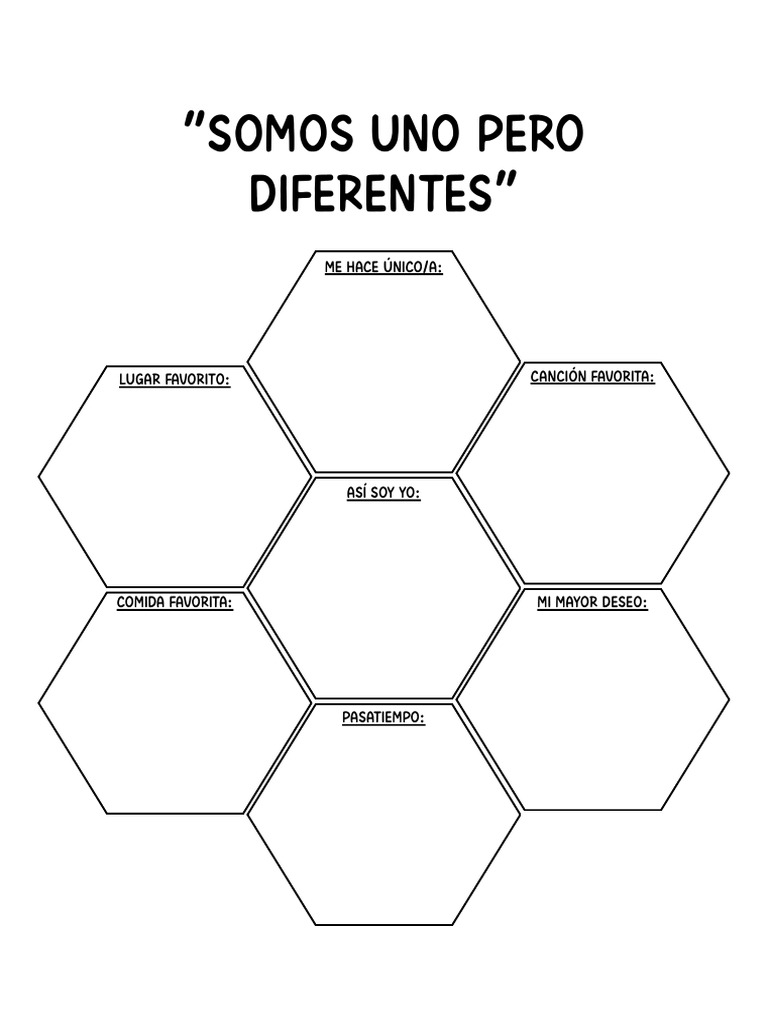Somos Único Pero Diferentes | PDF