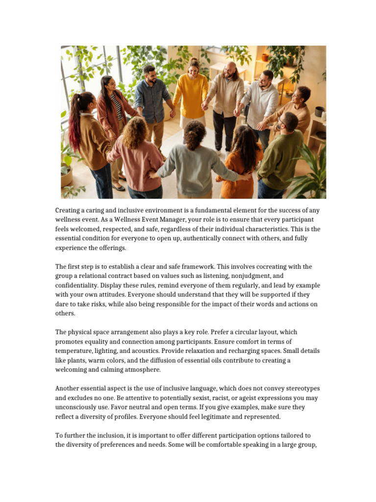7-2 - Creating A Caring and Inclusive Environment | PDF | Behavioural ...