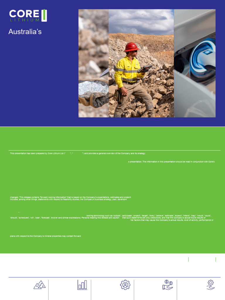 1706067922-Cxo December Quarterly Report Presentation | PDF | Mining | Risk