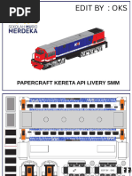 Halzet - Papercraft Rangkaian Kereta Ekonomi 2016-1 | PDF