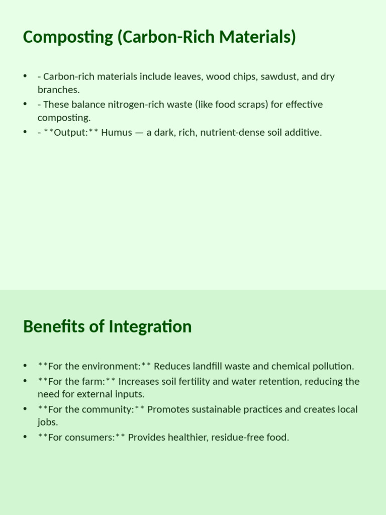 Organic Farming Integration Colorful | PDF
