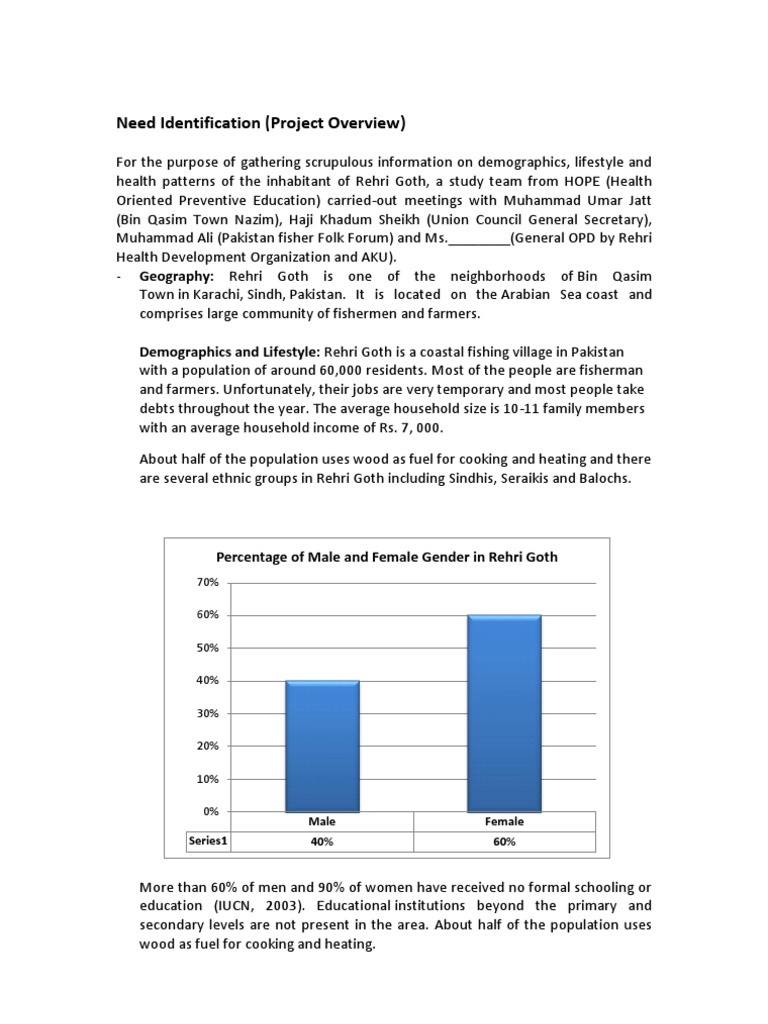 Rehri Goth Health & Demographics Study | PDF | Hospital | Sindh