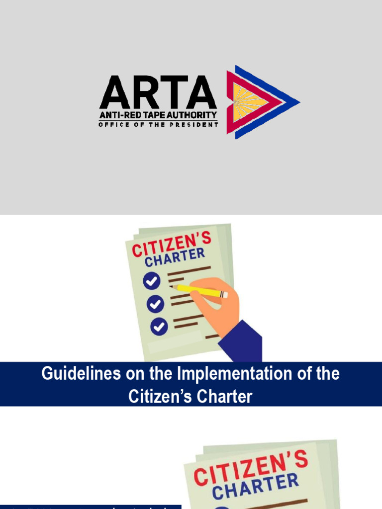 Citizen's Charter Implementation Guidelines | PDF