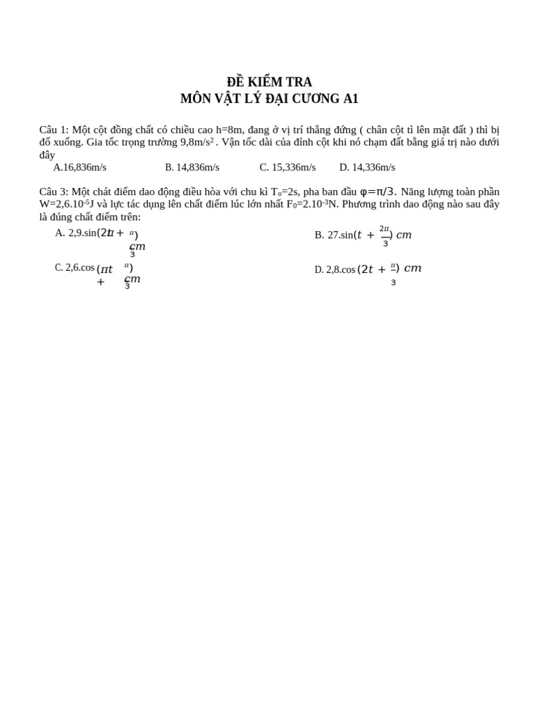 Bai Tap Vldc a1_tham Khao | PDF