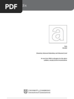 9701 Chemistry Data Booklet 2025 | PDF | Amine | Chemistry