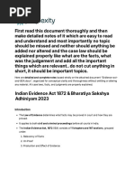 Michigan Evidence Rules Overview | PDF | Evidence (Law) | Witness
