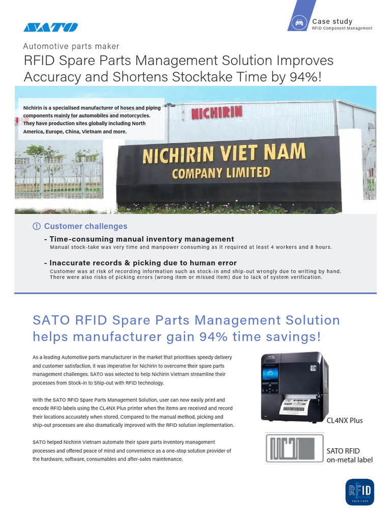 RFID Inventory Management Case Study | PDF | Radio Frequency ...