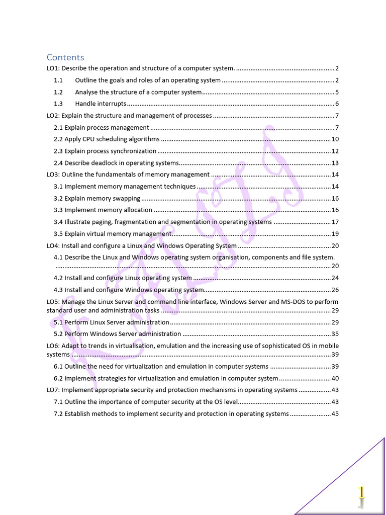 Kalizi Operating Systems Administration | PDF | Scheduling (Computing ...