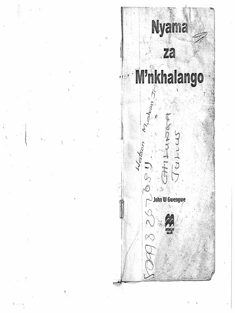 Nyama Za Nkhalango Book | PDF
