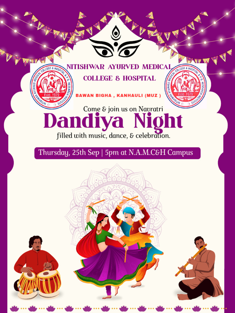 Purple and White Illustrated Dandiya Night Instagram Post - 20250924 - 194506 - 0000 | PDF