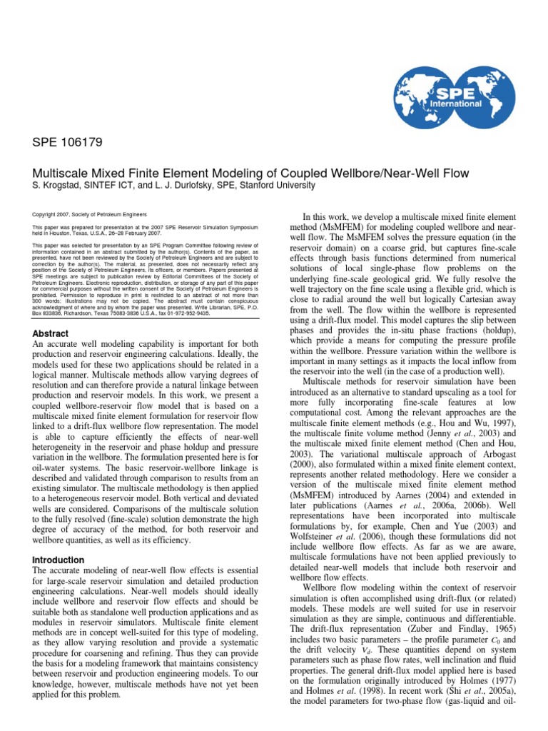 Multi Scale Mixed Finite Element Modeling Of Coupled Wellbore Near Well