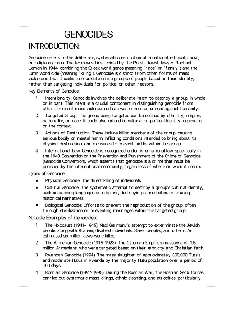 Genocides Ve Seminar Jeanne | PDF | Hutu | Human Rights Abuses