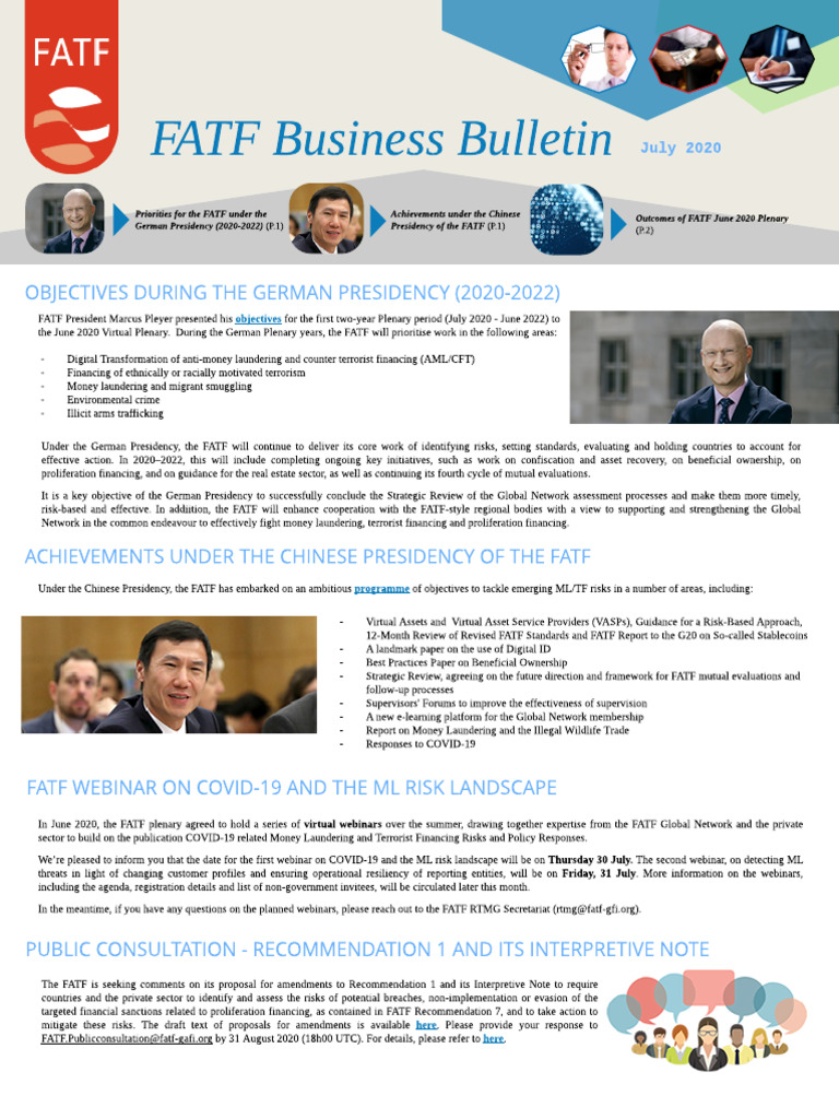Business Bulletin July 2020 | PDF | Terrorism Financing