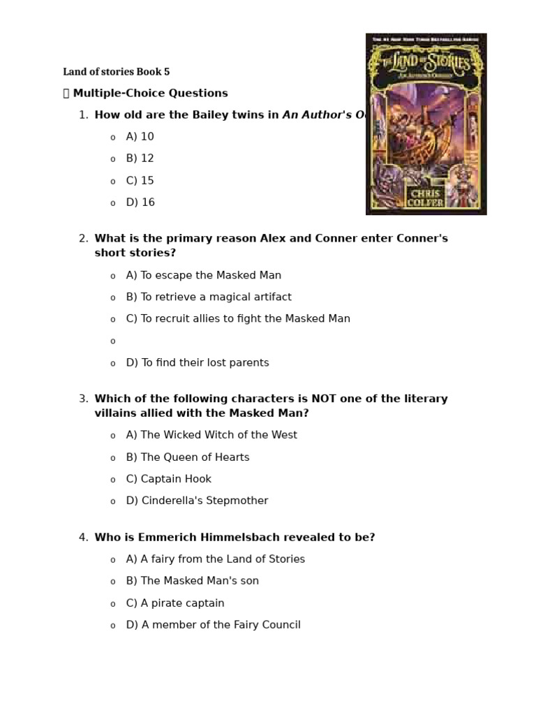 Land of Stories Book 5 | PDF