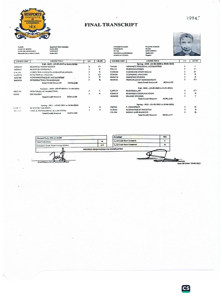 Transcript T | PDF