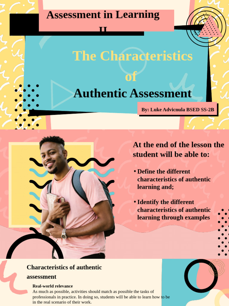 Characteristics of Authentic Assessment Luke | PDF | Social Psychology ...