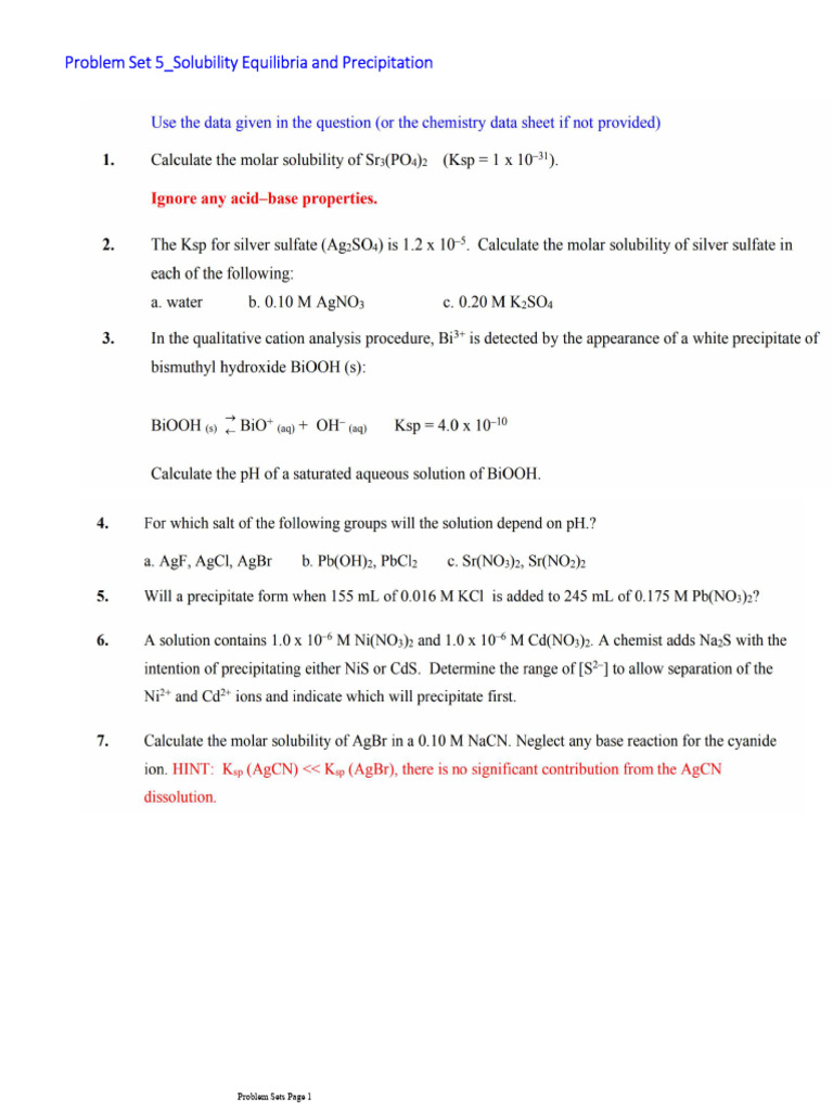 01 - Problem Set 05 | PDF
