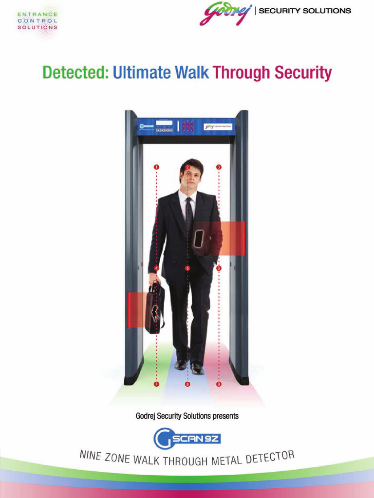 G Scan 9Z - Walk Through Metal Detector | PDF