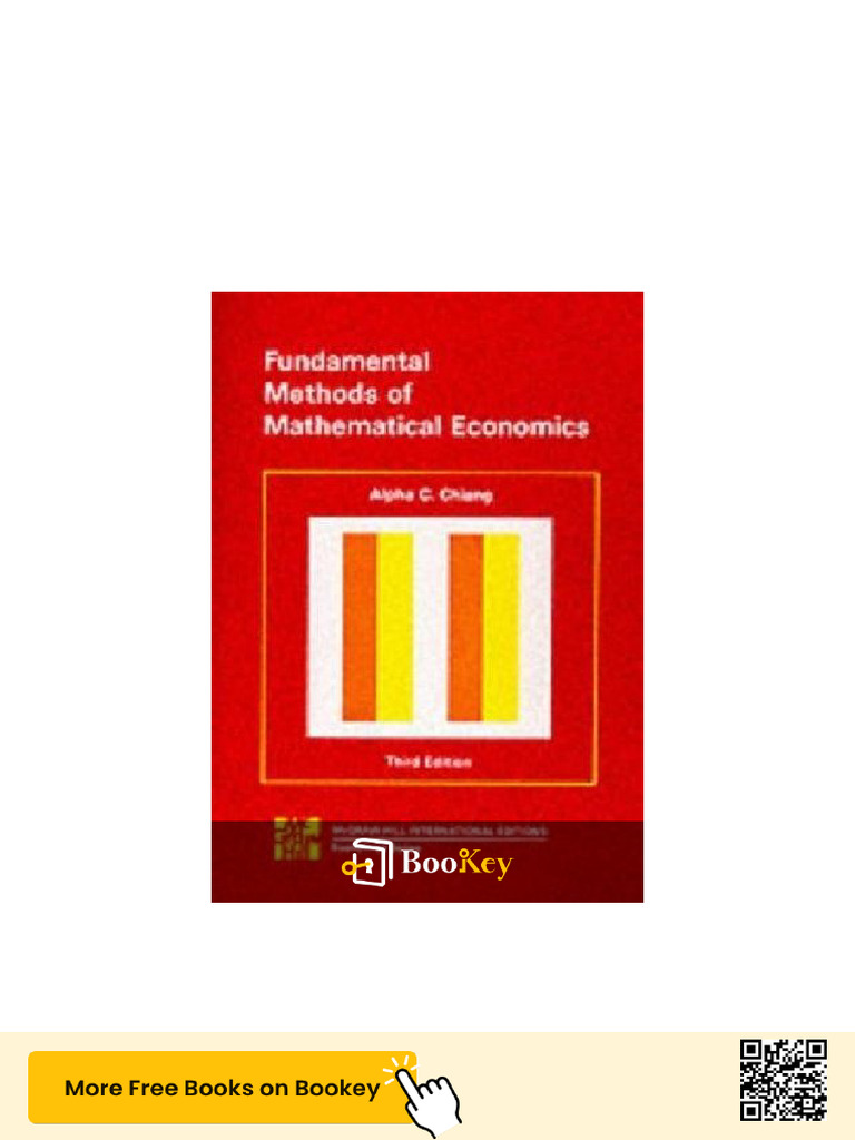 Fundamental Methods of Mathematical Economics | PDF | Matrix (Mathematics) | Vector Space