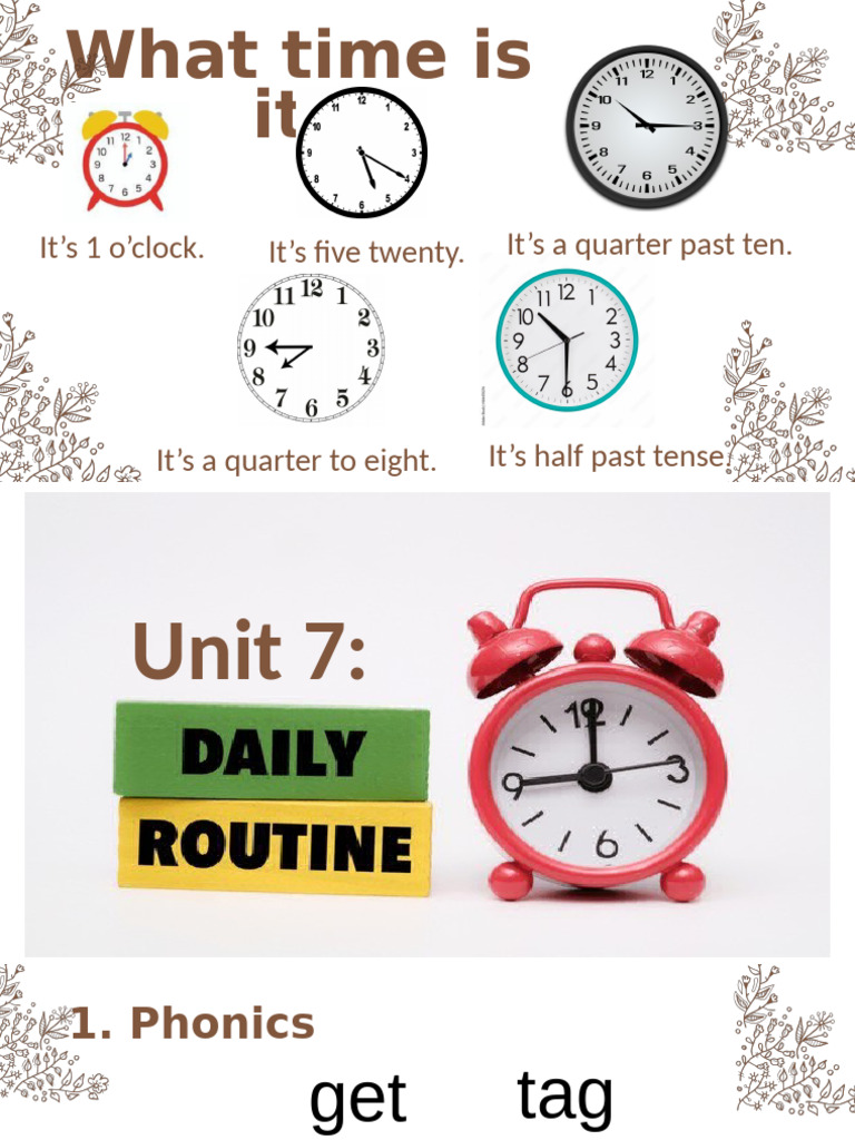 Lesson 7 Daily Routines | PDF