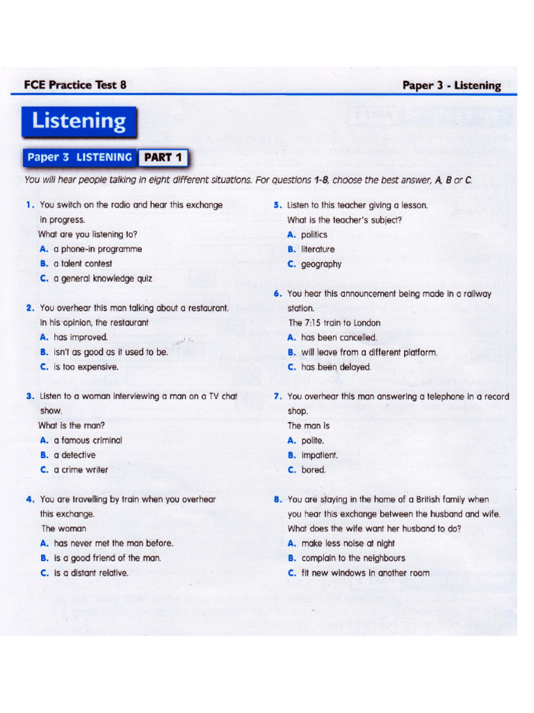 Successful Test 8 L | PDF