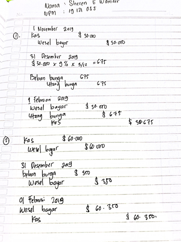 Sheren 19121055 Akuntansi Keuangan | PDF
