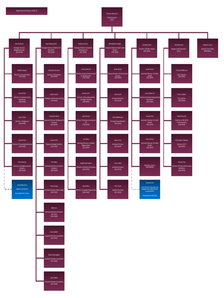 Organisation Structure Chart 2025 | PDF