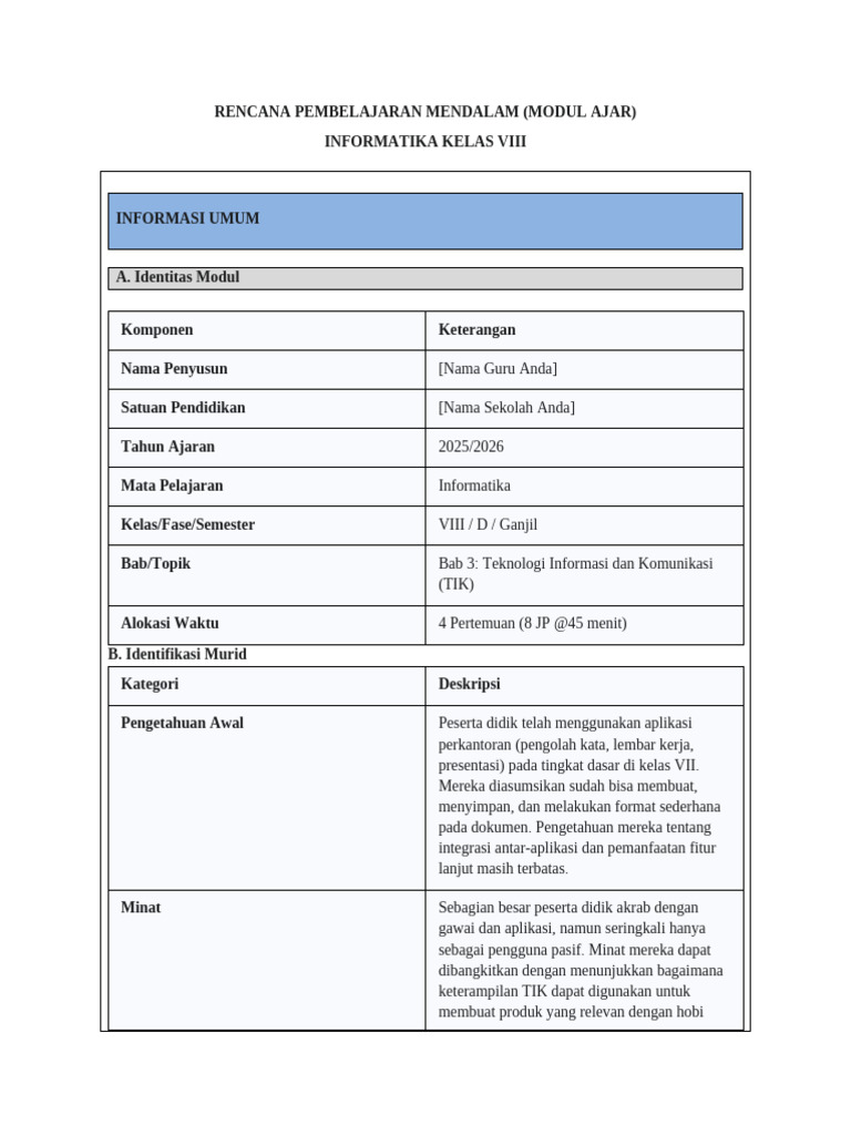 Informatika Bab 3 | PDF