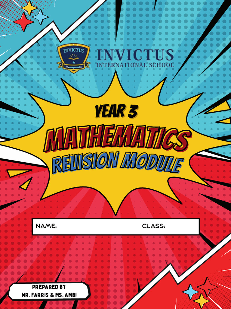 Year 3 Mathematics Revision Module | PDF | Shape | Euclidean Geometry