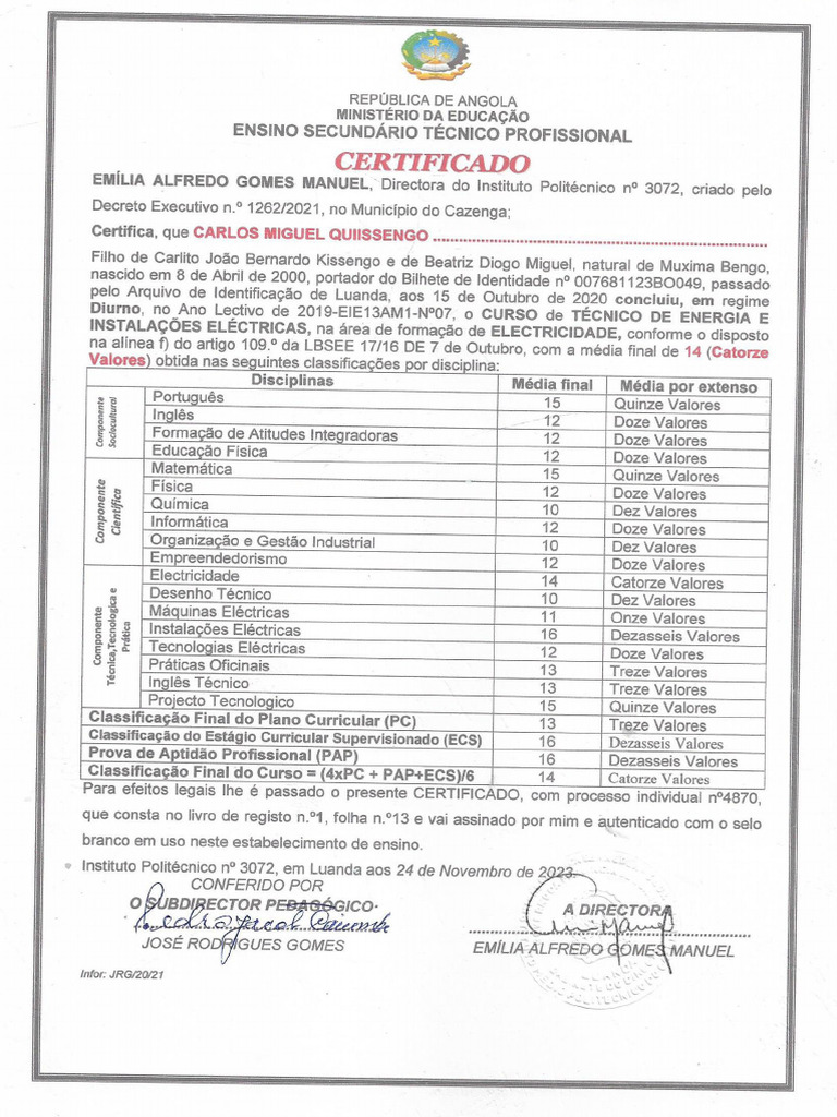 Certifica Do | PDF
