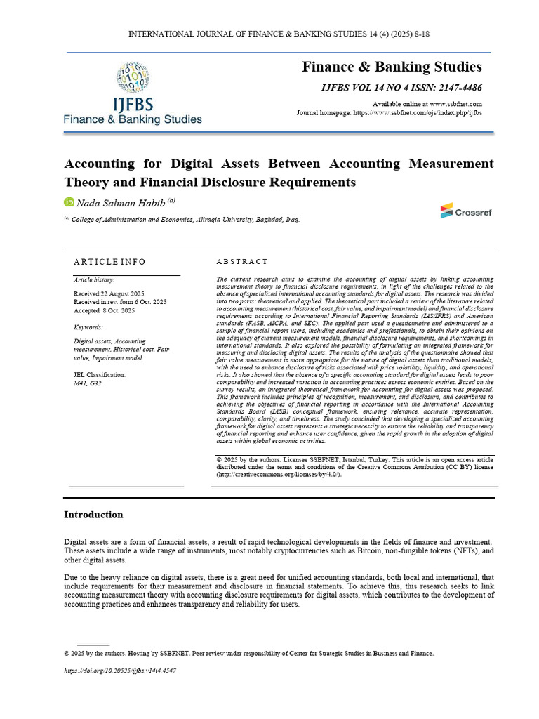 Accounting for Digital Assets Explained | PDF | Fair Value ...