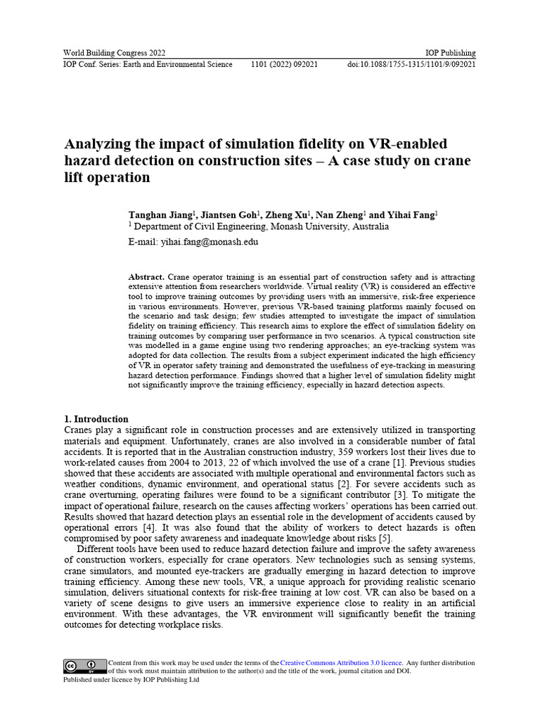 Analyzing The Impact of Simula | PDF | Virtual Reality | Simulation