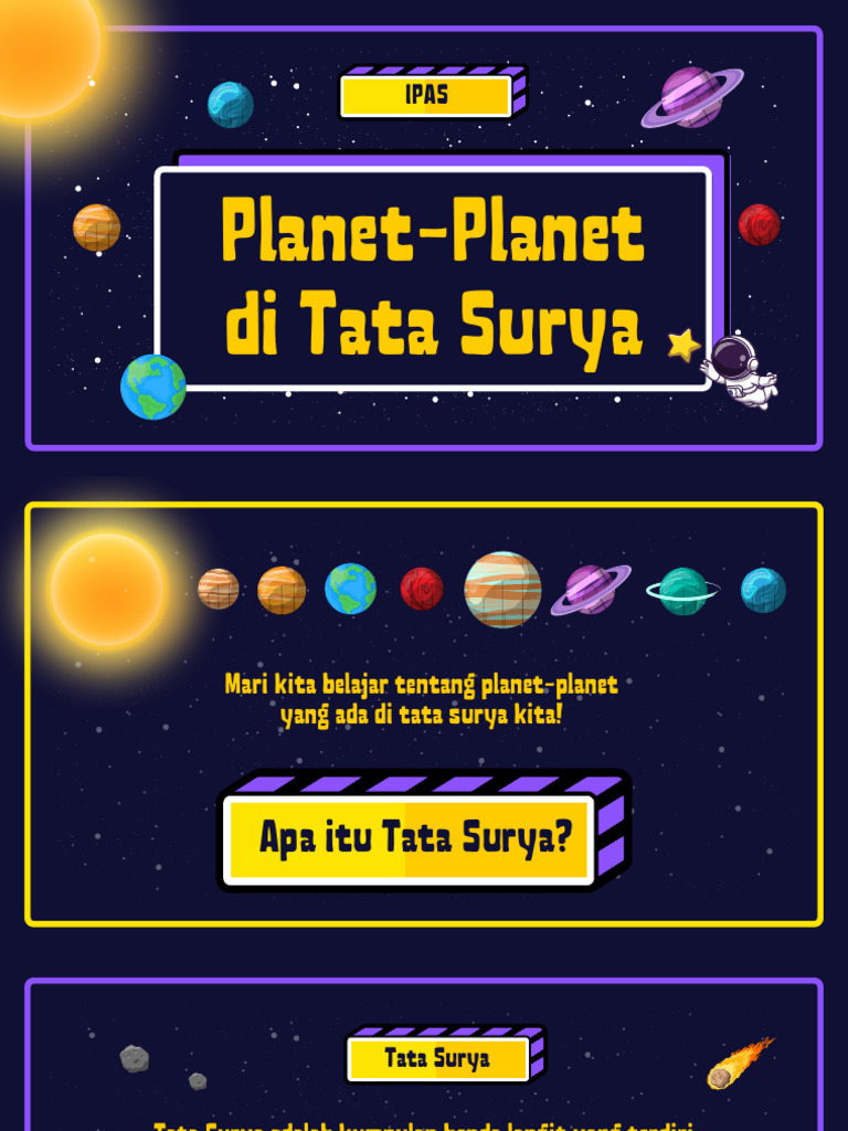 Ciri-Ciri Planet di Tata Surya | PDF