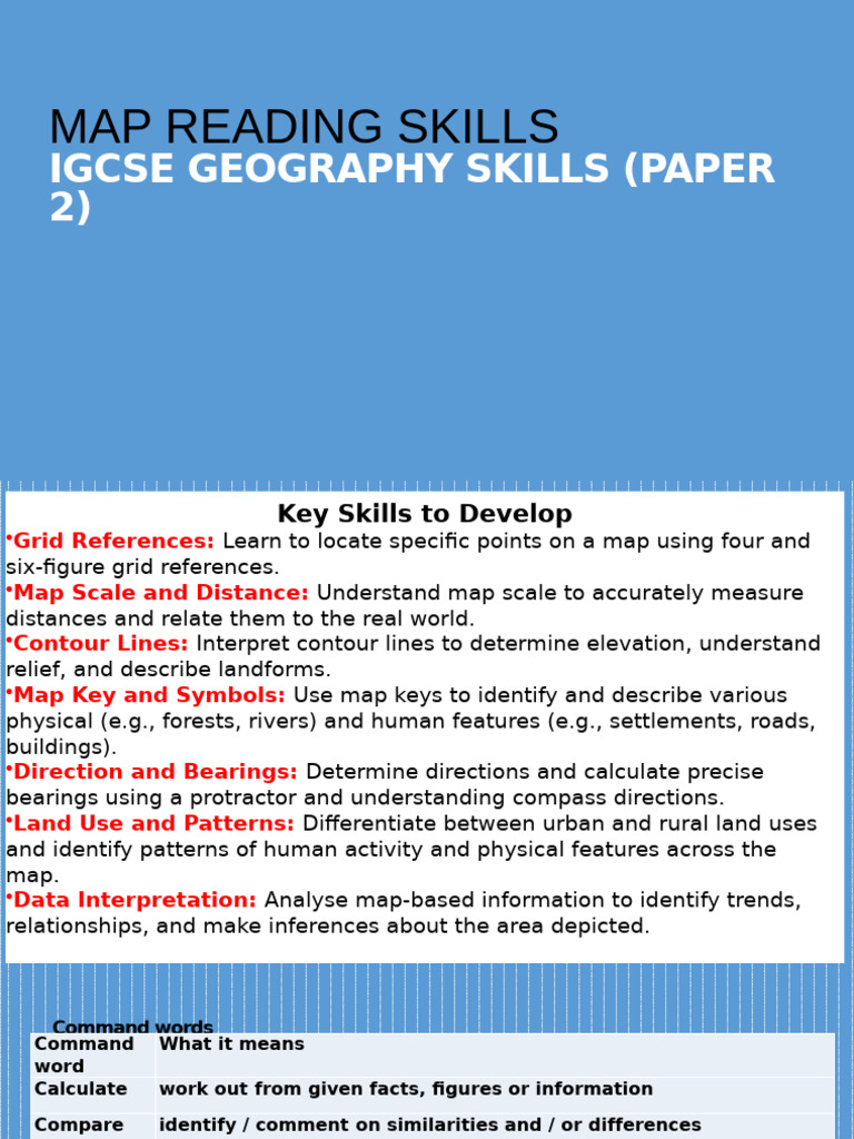 Essential Map Reading Skills Guide | PDF | Contour Line | Map