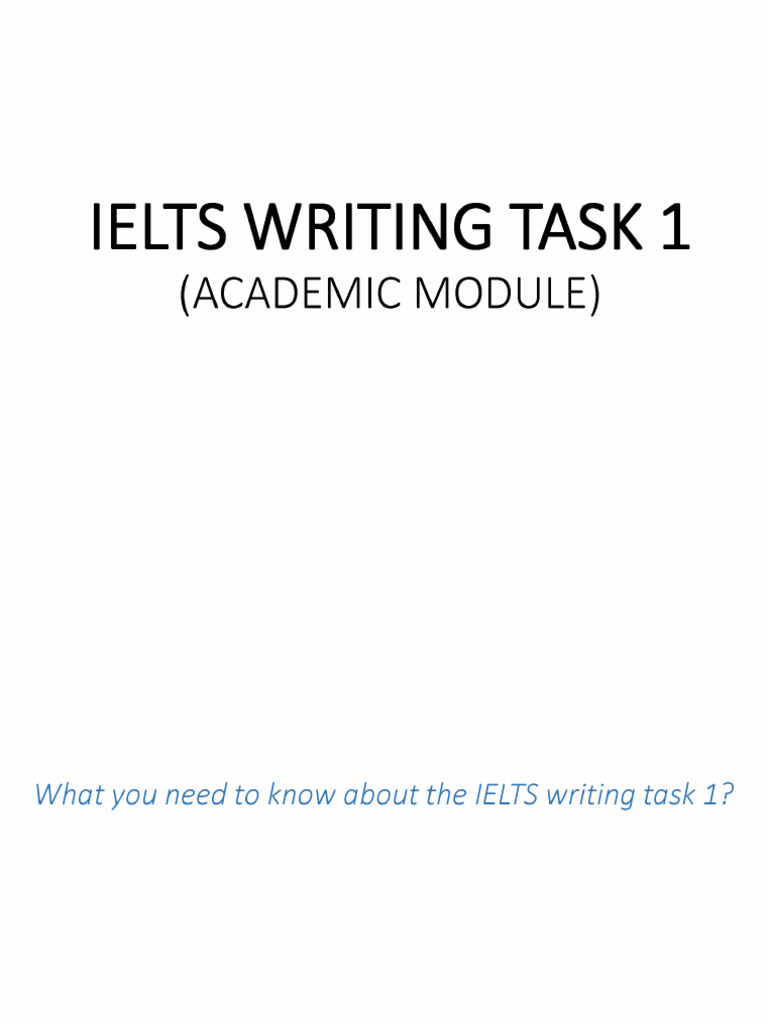 Hay - T NG Quan IELTS Writing Task 1 | PDF