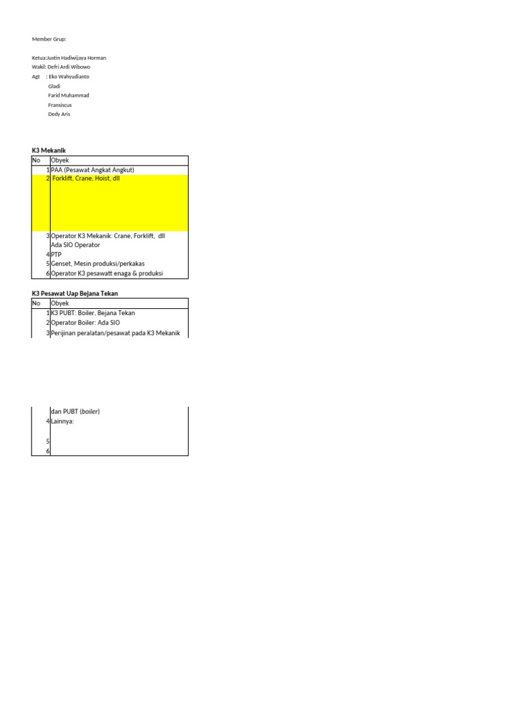 Penilaian K3 Mekanik dan AK3 Umum | PDF