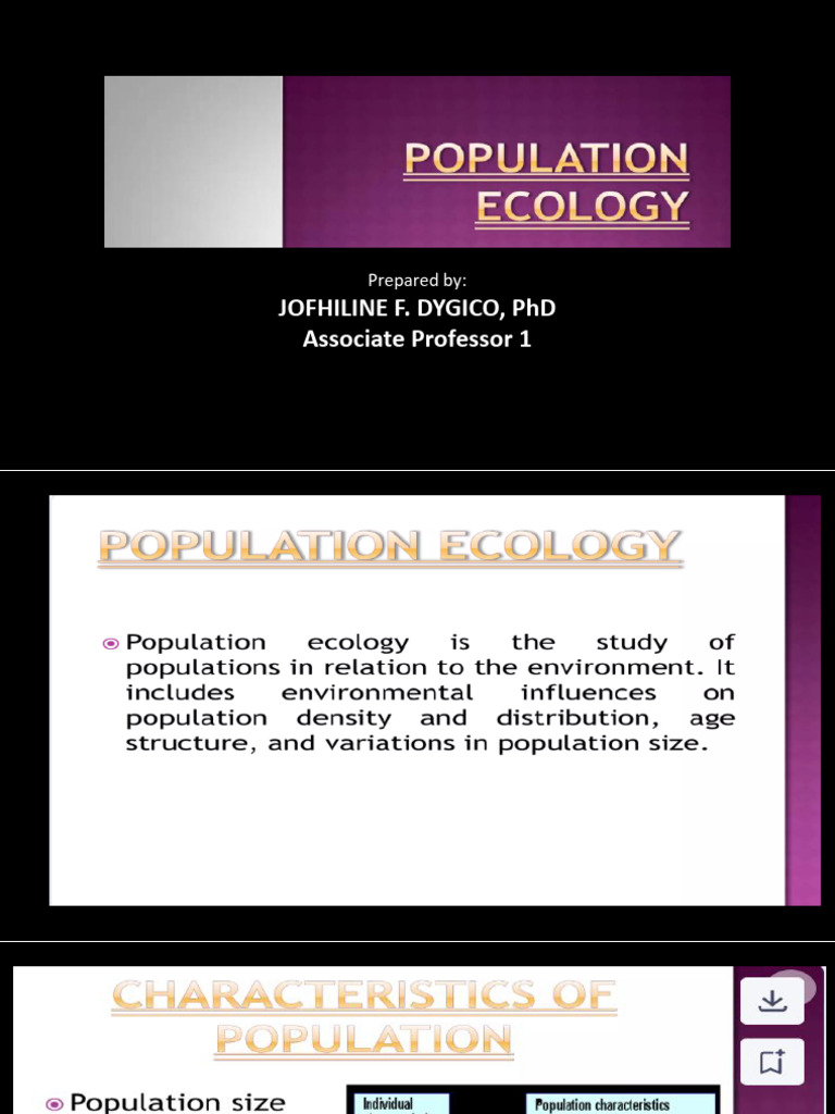 5 Population Ecology | PDF