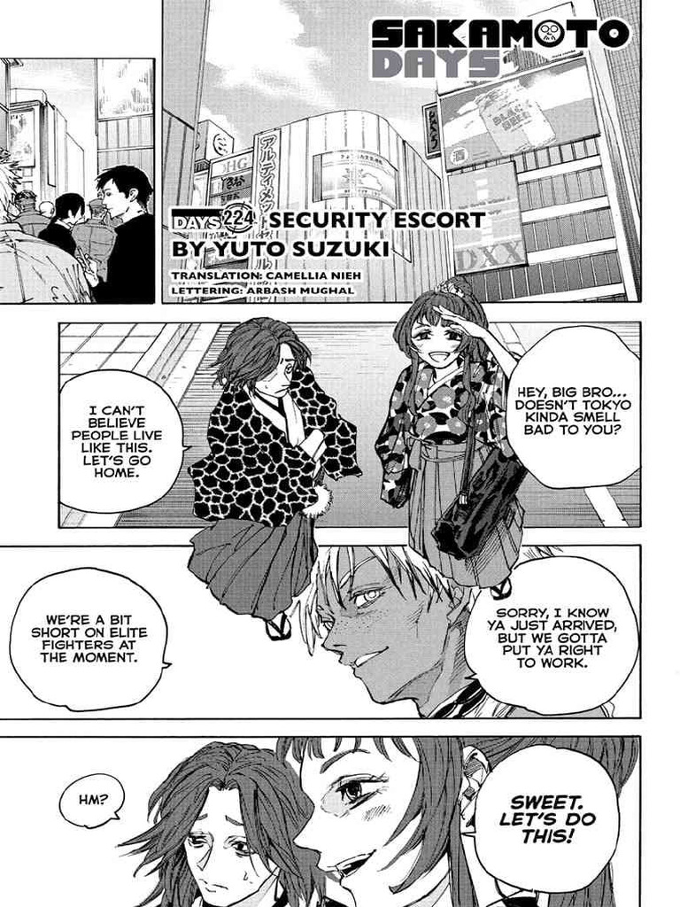 Chapter 224 Sakamoto Days | PDF