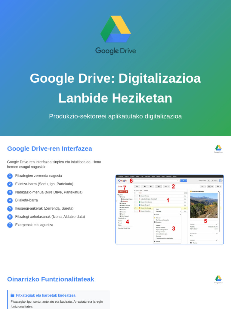 Google Drive Digitalizazioa Lanbide Heziketan | PDF