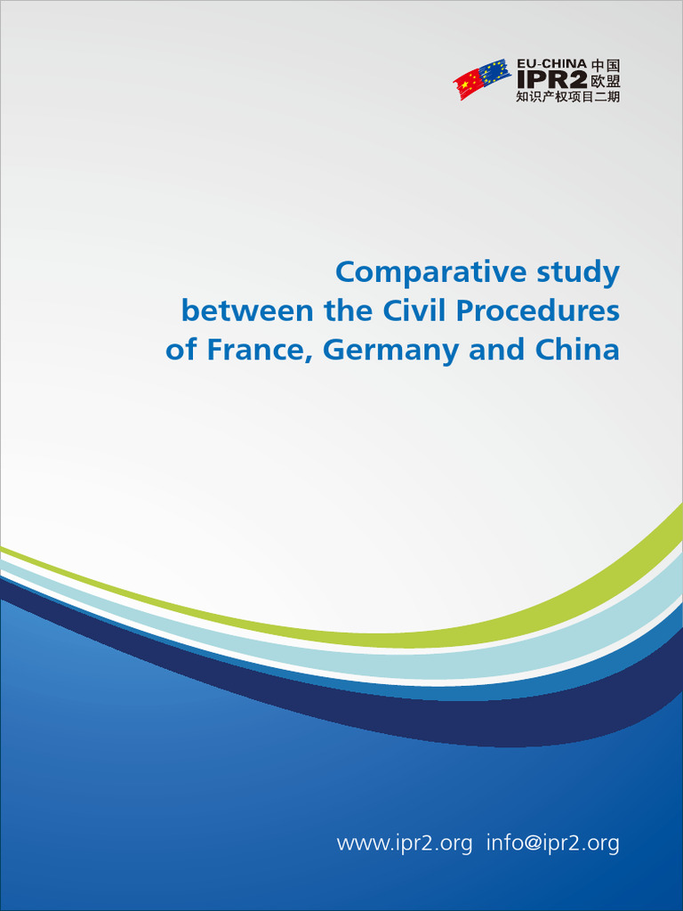 7 Doccentre Civil Cc3 Aw4 002 Comparative Study On Civil Procedures of ...