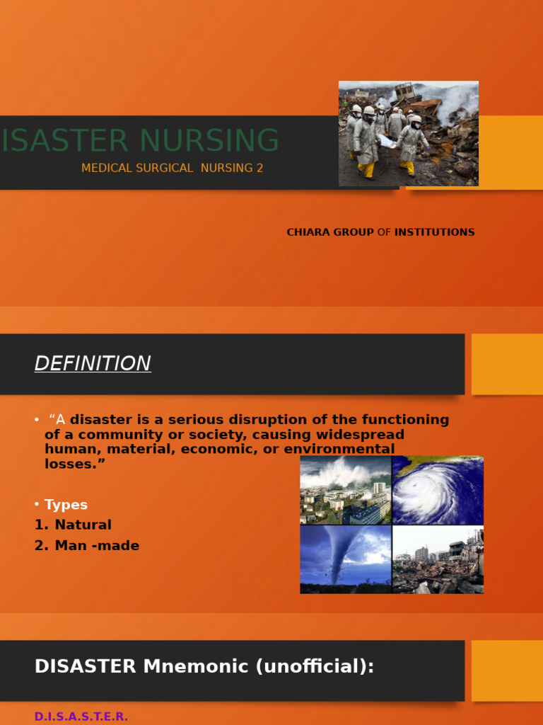 Disaster Nursing | PDF