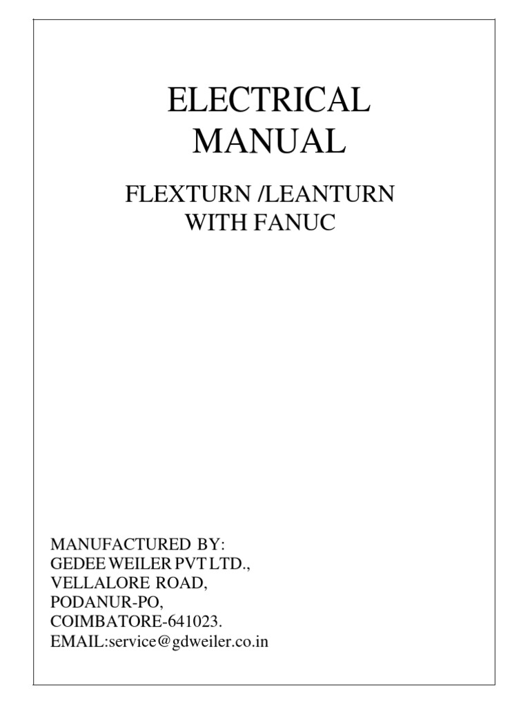 Electrical Manual FT LT Fanuc | PDF